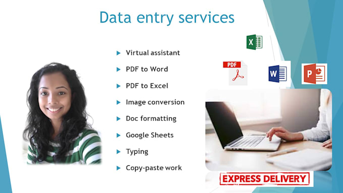 Convert pdf to excel and do excel data entry by Kaveeshasenasin | Fiverr