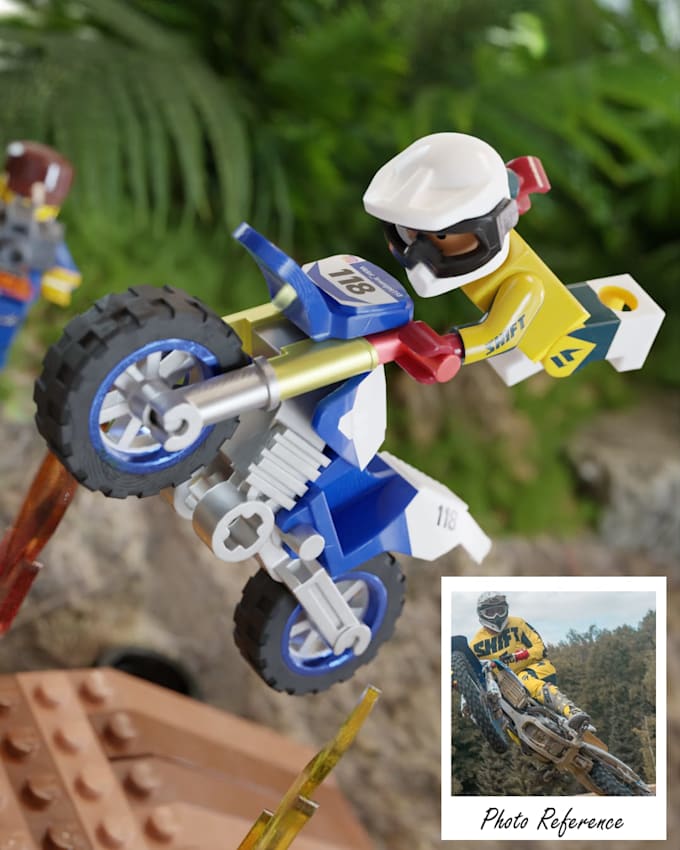 Turn you into super realistic 3d lego character modeling by Caturism ...