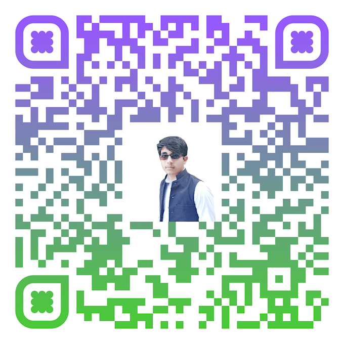 Create a unique professional qr code with logo by Mkdesigner62 | Fiverr