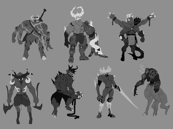 Draw and design your characters by Anthonypoirier | Fiverr