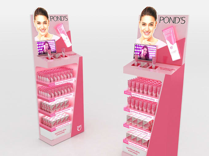 Create 3d posm, 3d activation setup, posm, and pop by Hmddesigner | Fiverr