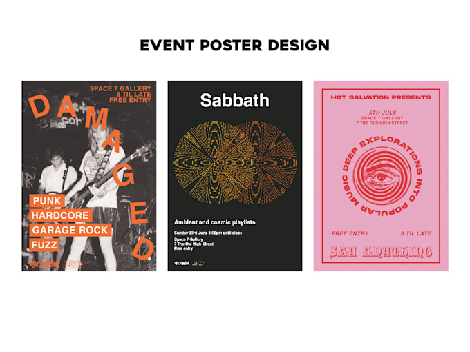 Design you a cool event poster by Courtneyoates01 | Fiverr