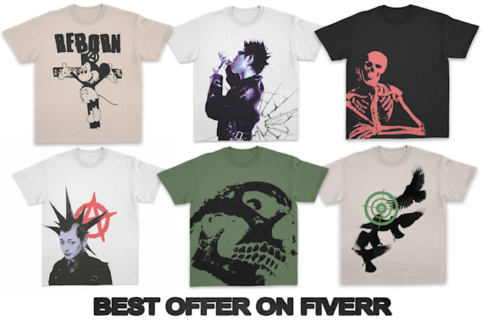 Create edgy, grunge y2k style for your streetwear brand by Herydego_art ...