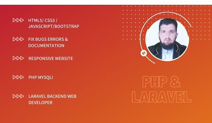 Fixed bugs or develop website using php and laravel by Rajakhan136 | Fiverr