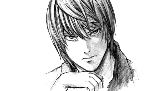 Make all types of anime cartoon characters drawing by Aboutahmad | Fiverr
