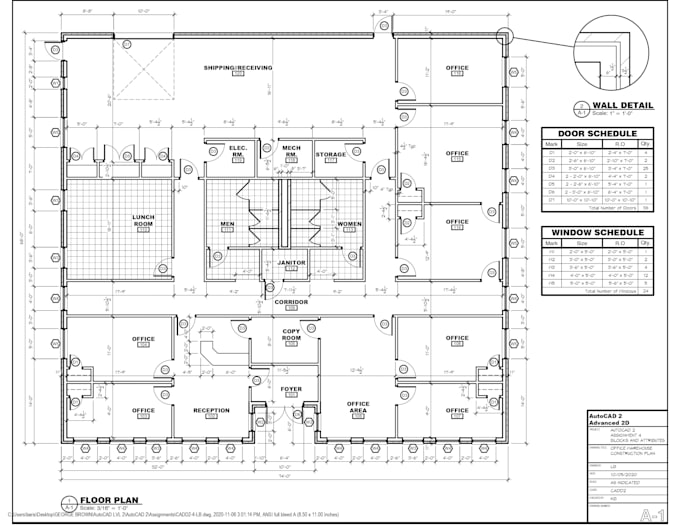 Draft 2d technical drawings in autocad by Barlea | Fiverr