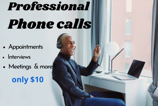 Make your professional phone calls by Freelanfon | Fiverr
