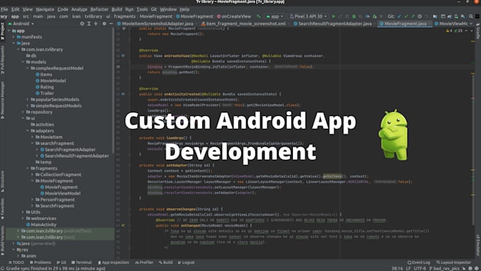 Design android app with mvvm architecture by Ivan_nikolovski | Fiverr