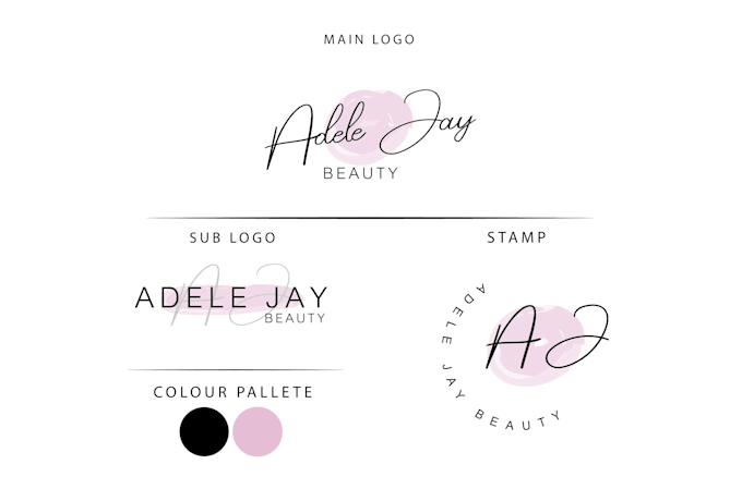 Do primary, secondary, submark signature logo design by Graphicz_queen ...