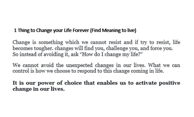 Make scripts for youtube on self improvement by Yaxeshrana | Fiverr