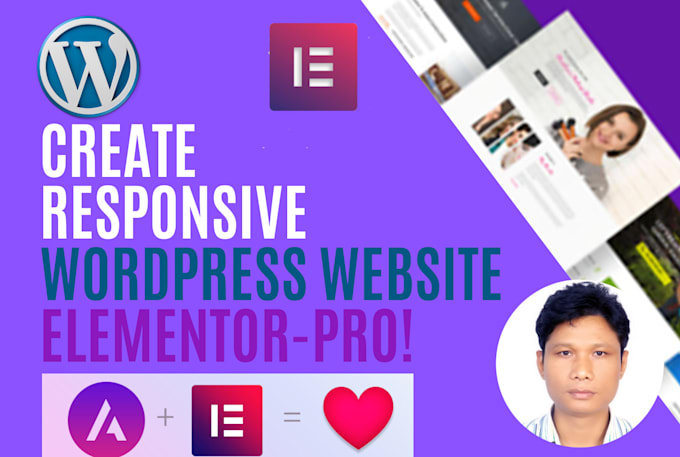 Design your wordpress website using elementor pro by Nfchiran | Fiverr