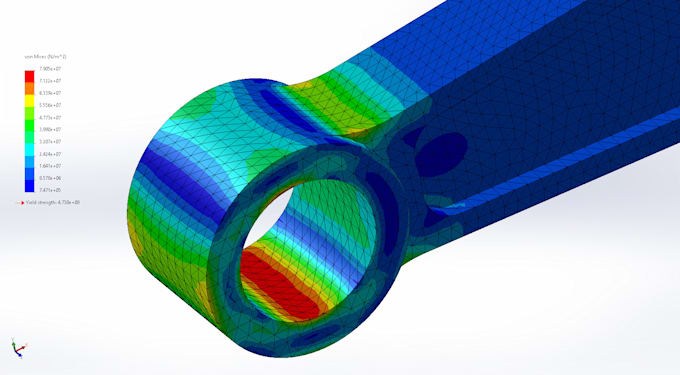 Do a high quality scientific fea simulation using ansys mechanical by ...