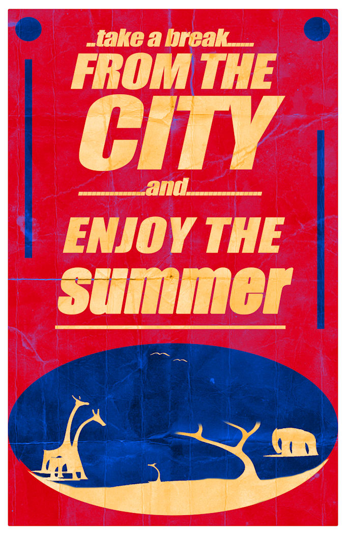Make the best retro vintage poster design by Mirrorbook | Fiverr