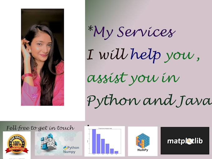 Assist you in python and java by Maryumaqsa | Fiverr Assist you in python and java by Maryumaqsa | Fiverr