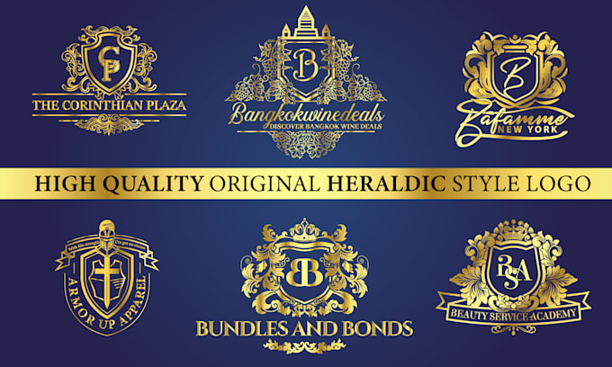 Design a luxurious or modern original heraldic logo by Eshcreations ...