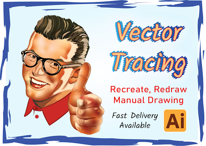 Vector tracing, manual recreate , restyle by Ajitsingh1977 | Fiverr