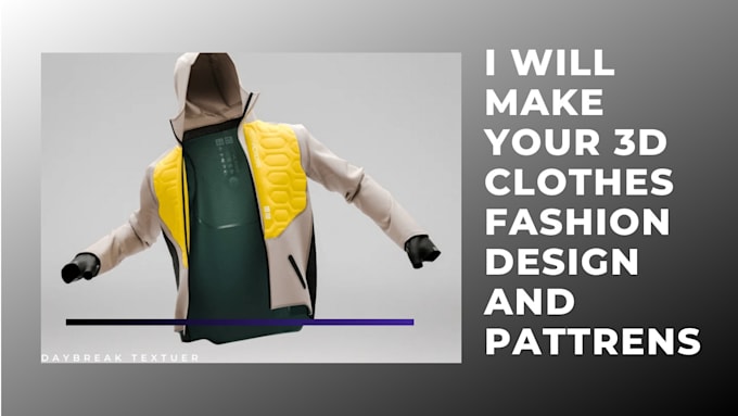 Make your 3dclothes fashion design and patterns by Daybreaktextur | Fiverr