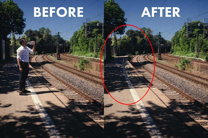 Remove objects from an image in photoshop by Dannymerkt | Fiverr