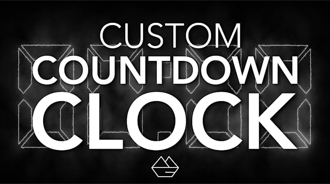 Create custom animated countdown clocks by Cali_photo | Fiverr