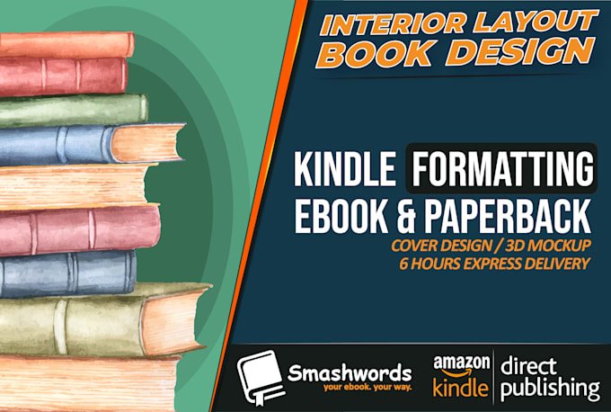 Do book layout design book formatting kindle ebook kdp paperback by Iqra_qammar | Fiverr