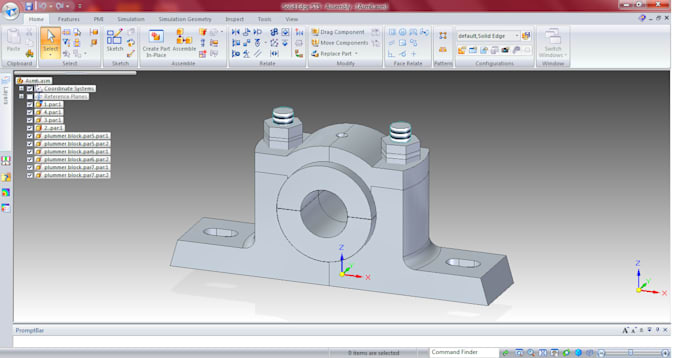 Do cad front and side view and 2d 3d by Prathya__18__ | Fiverr