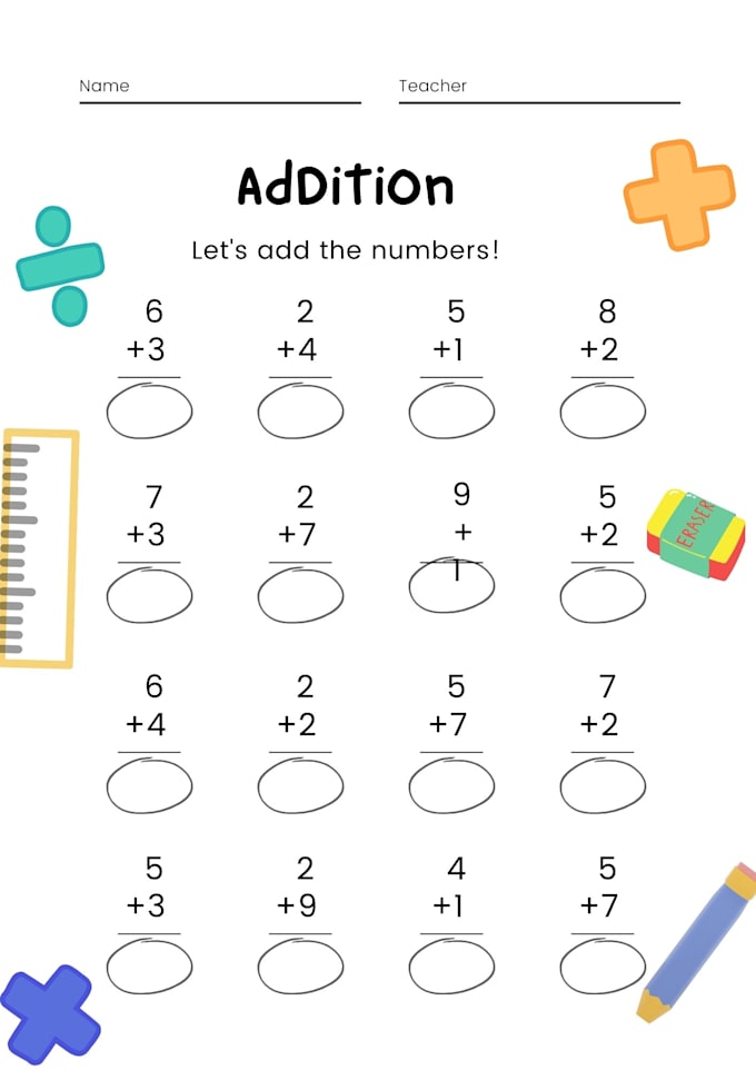 Create custom worksheets for various classes by Sanigageo | Fiverr