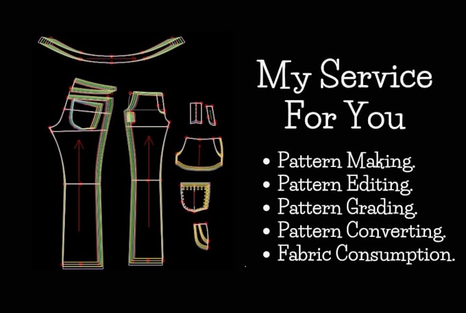 Design and grade apparel sewing pattern maker by Jayed3654 | Fiverr