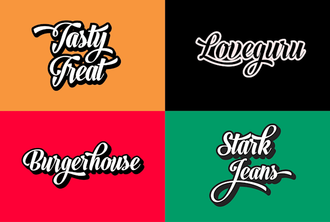 Design a modern typography and script logo by Saleheen2724 | Fiverr