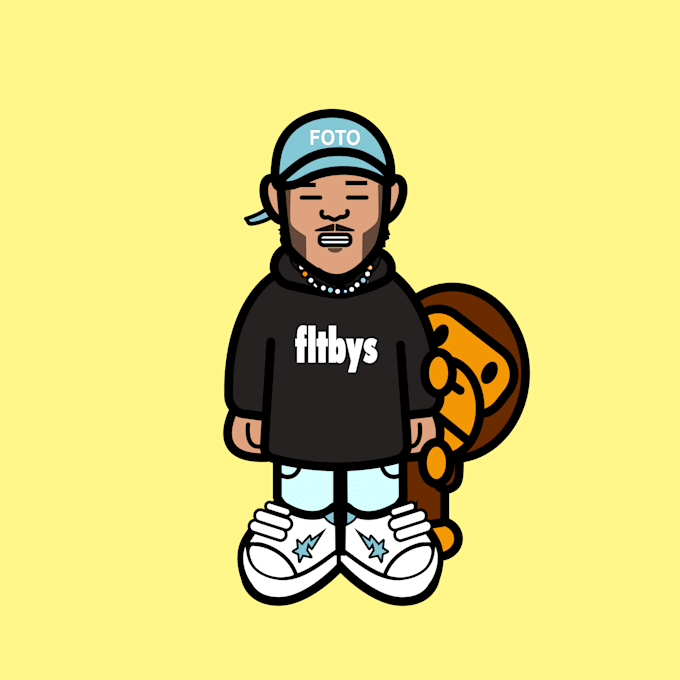 Custom bape style artwork by Shasummers | Fiverr