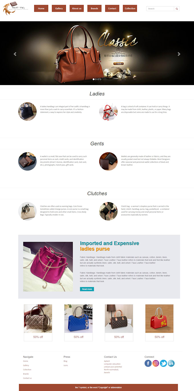 Create a professional website with html, css and bootstrap by Aiman_sh ...