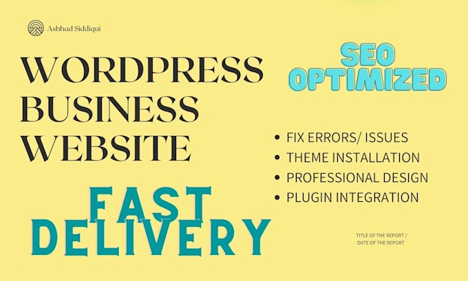 Fix, redesign, create, and html,css for your website by Ashhadsiddiqui0 ...