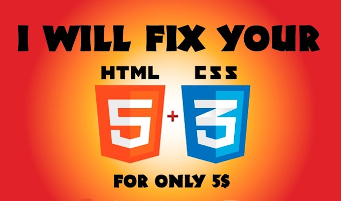 Fix any html and css issue including responsive design by Labibahmed ...
