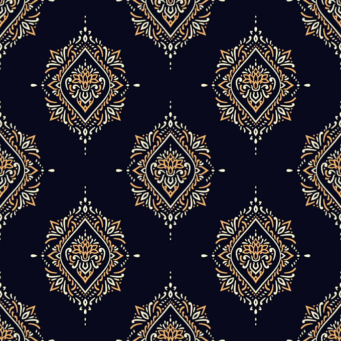 Design repeat pattern with free mockups by Masuhail | Fiverr