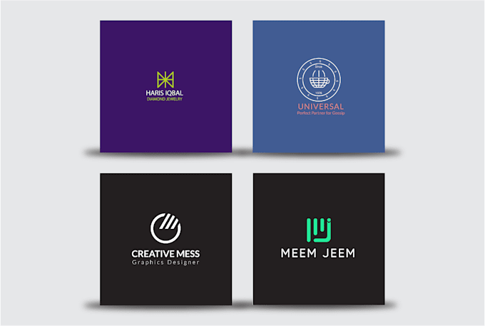 Design a modern minimalist logo, and brand guidelines for your business ...