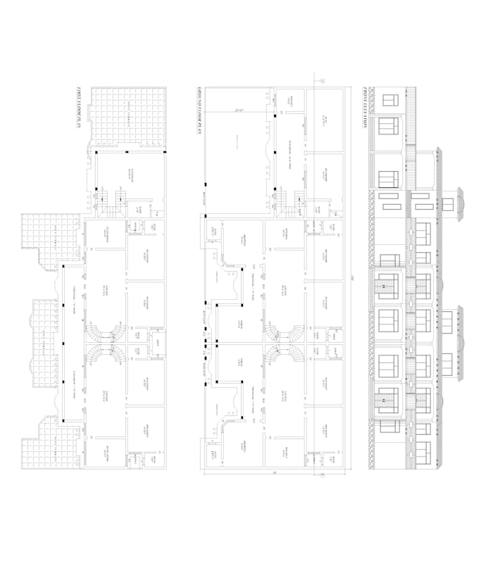 Draw 2d floor plan in autocad by Cadlearning | Fiverr