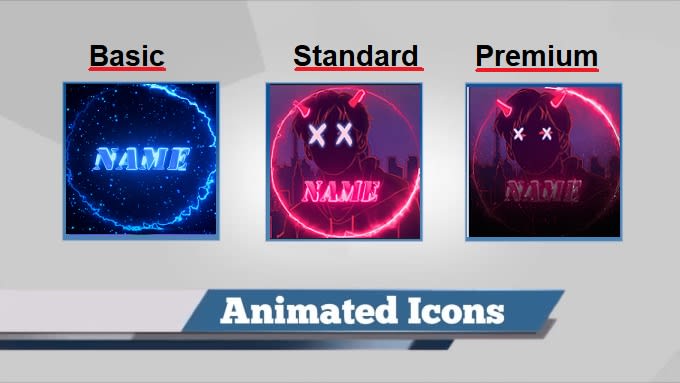 Make animated profile picture for discord, twitter logo etc by Expert ...