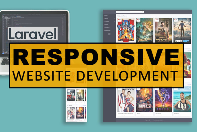 Build a responsive php laravel website by Arjunnarzary001 | Fiverr