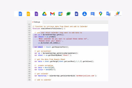 Automate your google sheets using apps script by Moreak | Fiverr