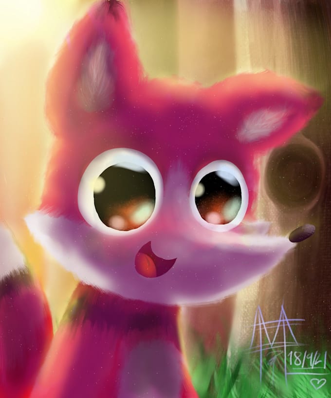 Illustrate cute animals with googly eyes by Arbolitodry | Fiverr