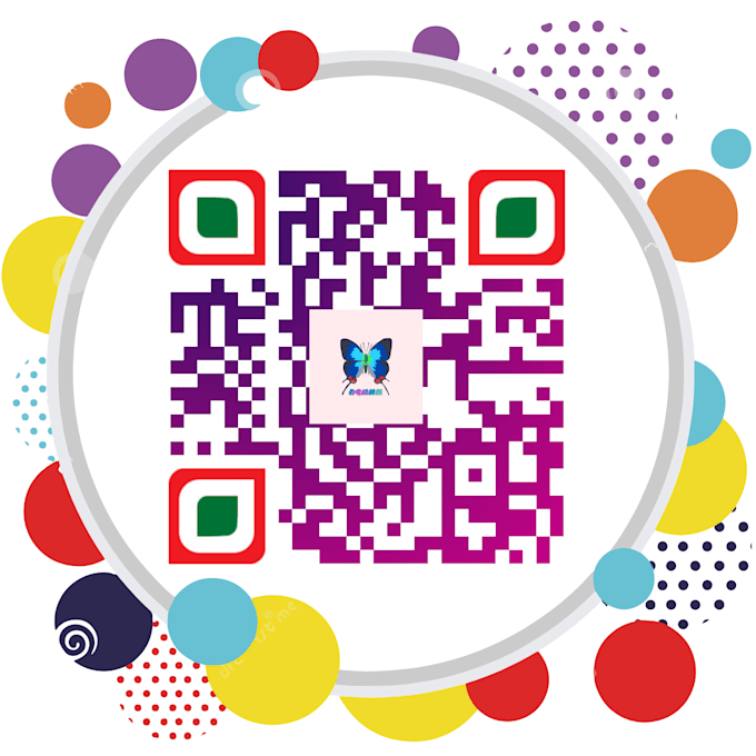 Create eye catching multi color qr code with logo for your business by ...