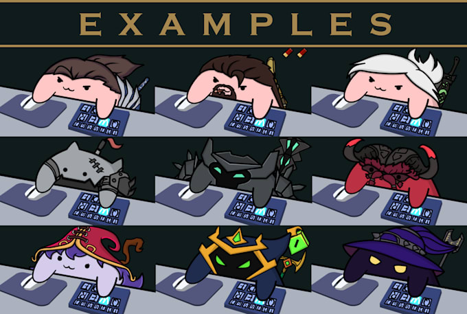 Create a cute animated bongo cat mascot for your stream by Bartholomau ...