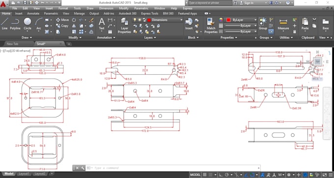 Draw technical and engineering drawings in autocad by Salman_rashad ...