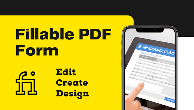 Create a modern fillable pdf form by Rasel7561 | Fiverr