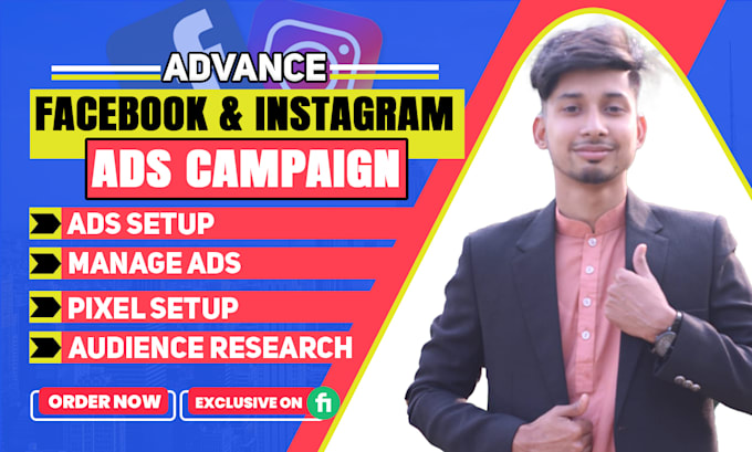 Setup and manage profitable facebook advertising, marketing, fb ig ads ...