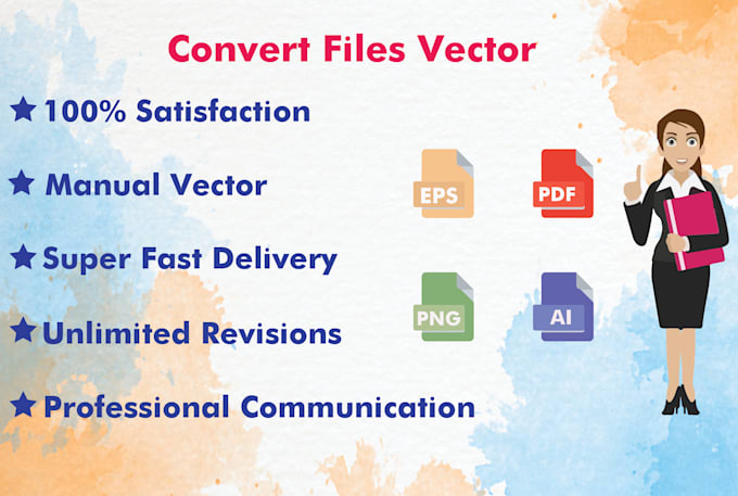 Convert logo raster or image to vector file hi res ai, eps, png by ...
