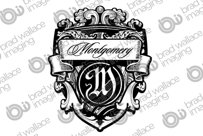 Personalize your name on this ornate crest by Bradbwallace | Fiverr