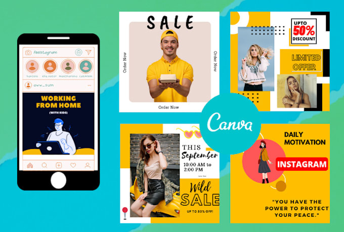 Create amazing intagram post design by Ashishsoni2433 | Fiverr