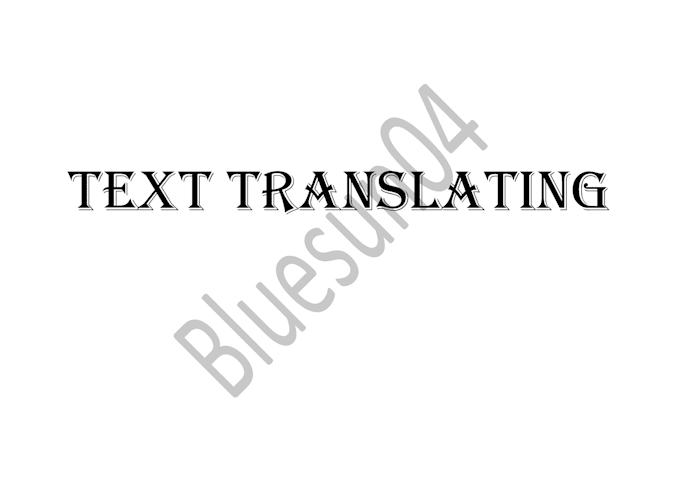 Translate text from and to different langauges by Bluesuno4 | Fiverr