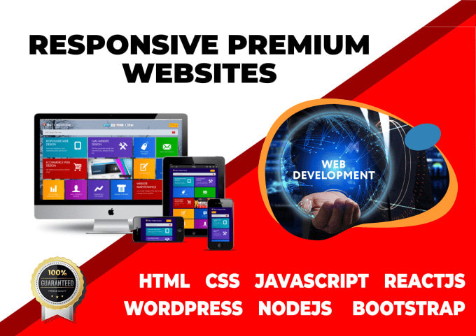 Build a dynamic and responsive website with html, css, and javascript ...