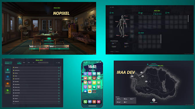 Make Best Qbcore Fivem Server Fully Nopixel 4 Inspired By Iraadev Fiverr